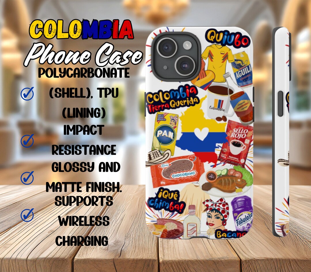 Colorful Phone Cover With Authentic Colombian Artwork, Phone Case ...