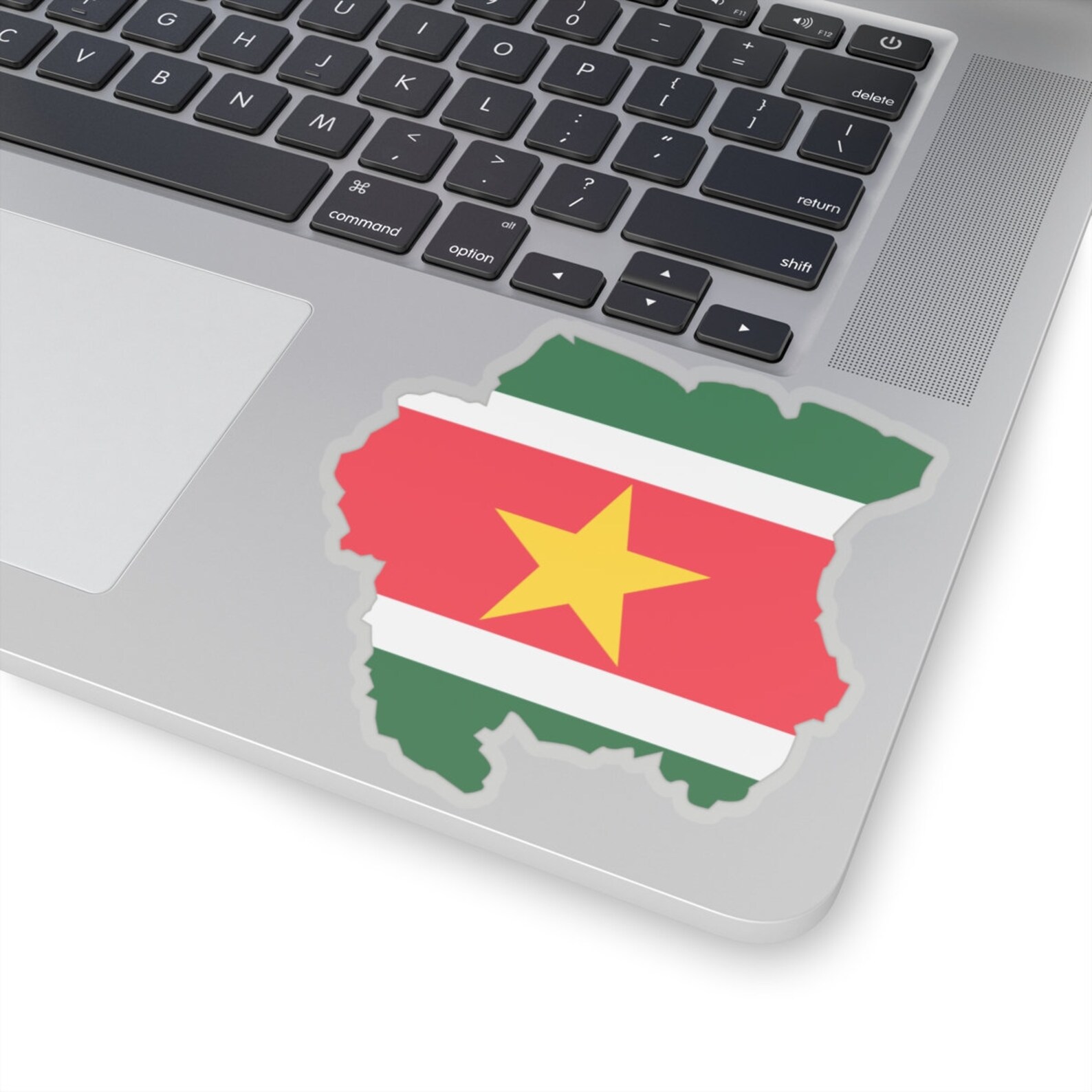 Unique Suriname Map Vinyl Sticker, Perfect for Journals & Scrapbooks ...