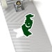 Pakistan Map Sticker, Travel Decal for Laptops, Journals, and ...