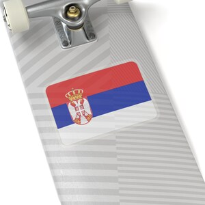 Serbia Flag Sticker, Patriotic Decal, Perfect for Travelers and ...