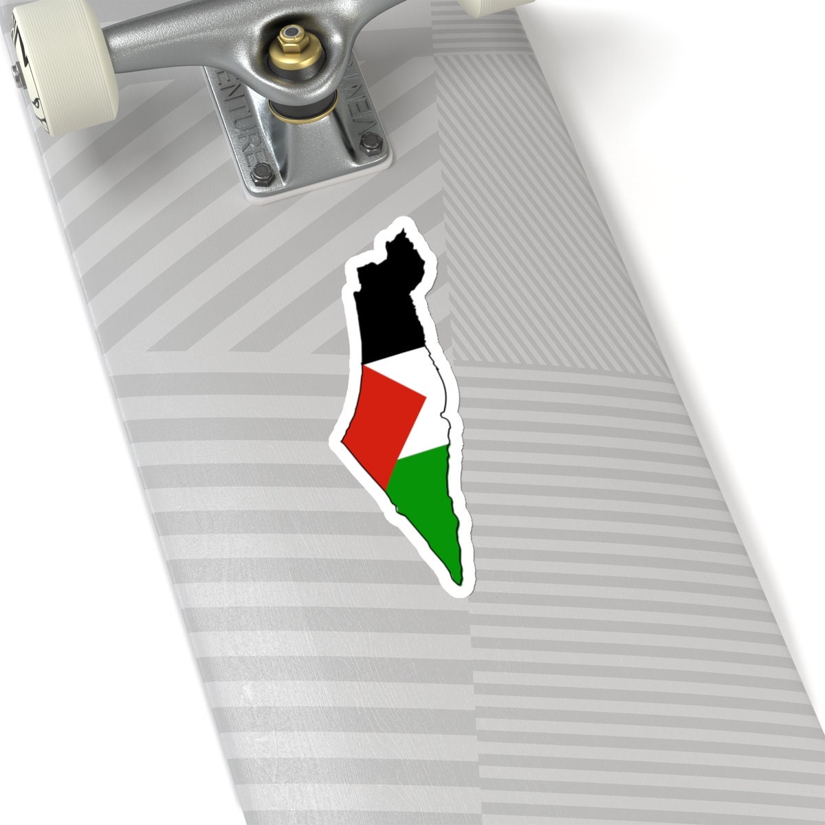 Palestine Map Sticker, Unique Decal for Laptop, Car, Colorful Palestine Map Sticker, Vinyl Decal ...