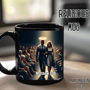 Be the Light Coffee Mug, Inspiring Coffee Cup With Matthew 5:14 Verse ...