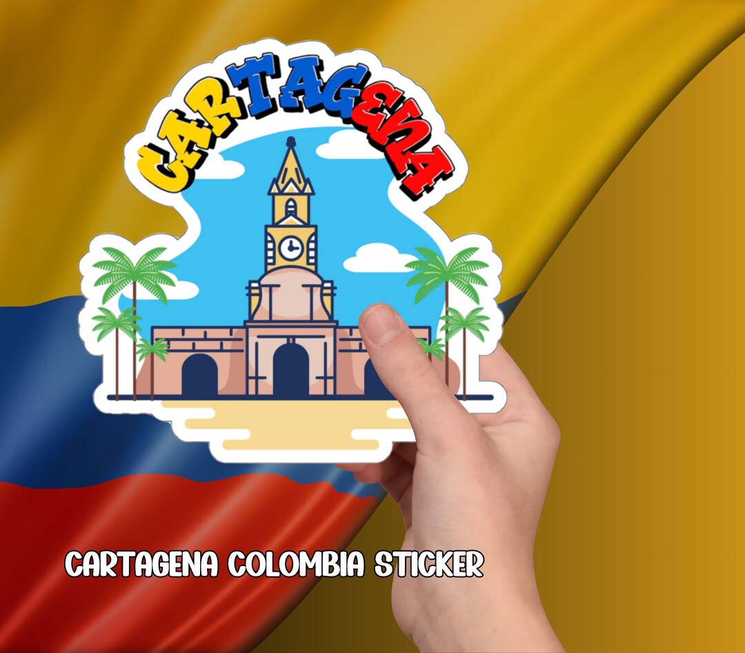Colombian Sticker, Cartagena Colombian Sticker, Sticker Colombian Coast ...