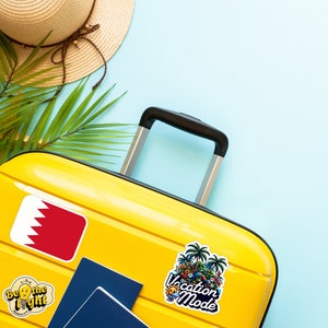 Vinyl Decal of Bahrain Flag, Bahrain Flag Emblem Sticker, Gift for ...