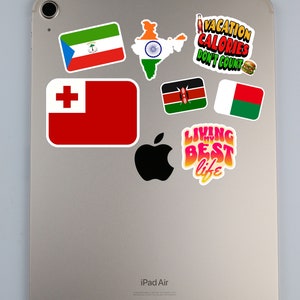 Tonga Flag Decal, Vibrant Vinyl Sticker for Laptops, Patriotic Tonga ...