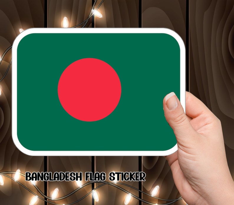 Patriotic Bangladesh Sticker, Vinyl Decal for National Pride ...