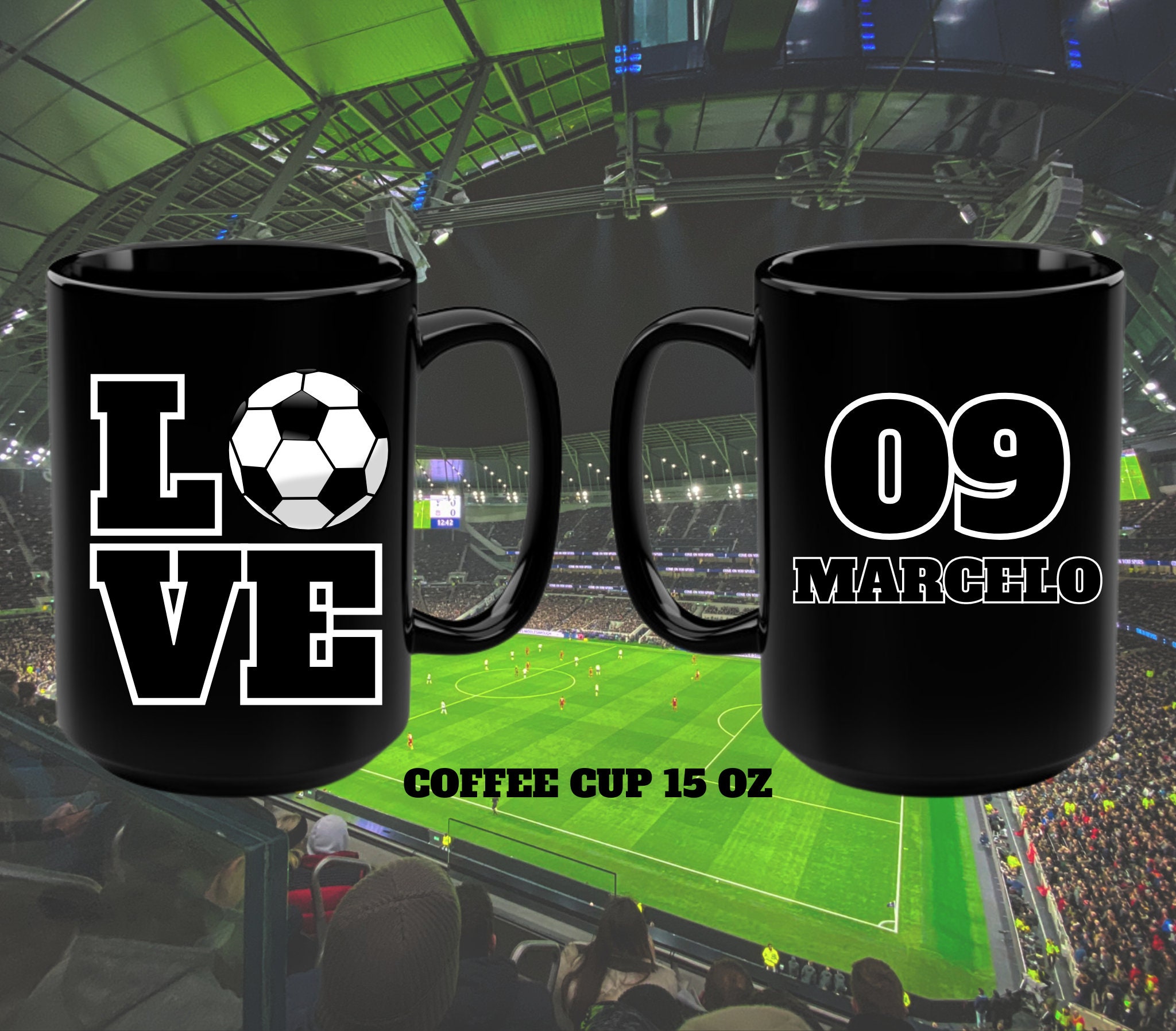 Custom Coffee Cup, Football Coffee Cup, Personalized Coffee Cup ...