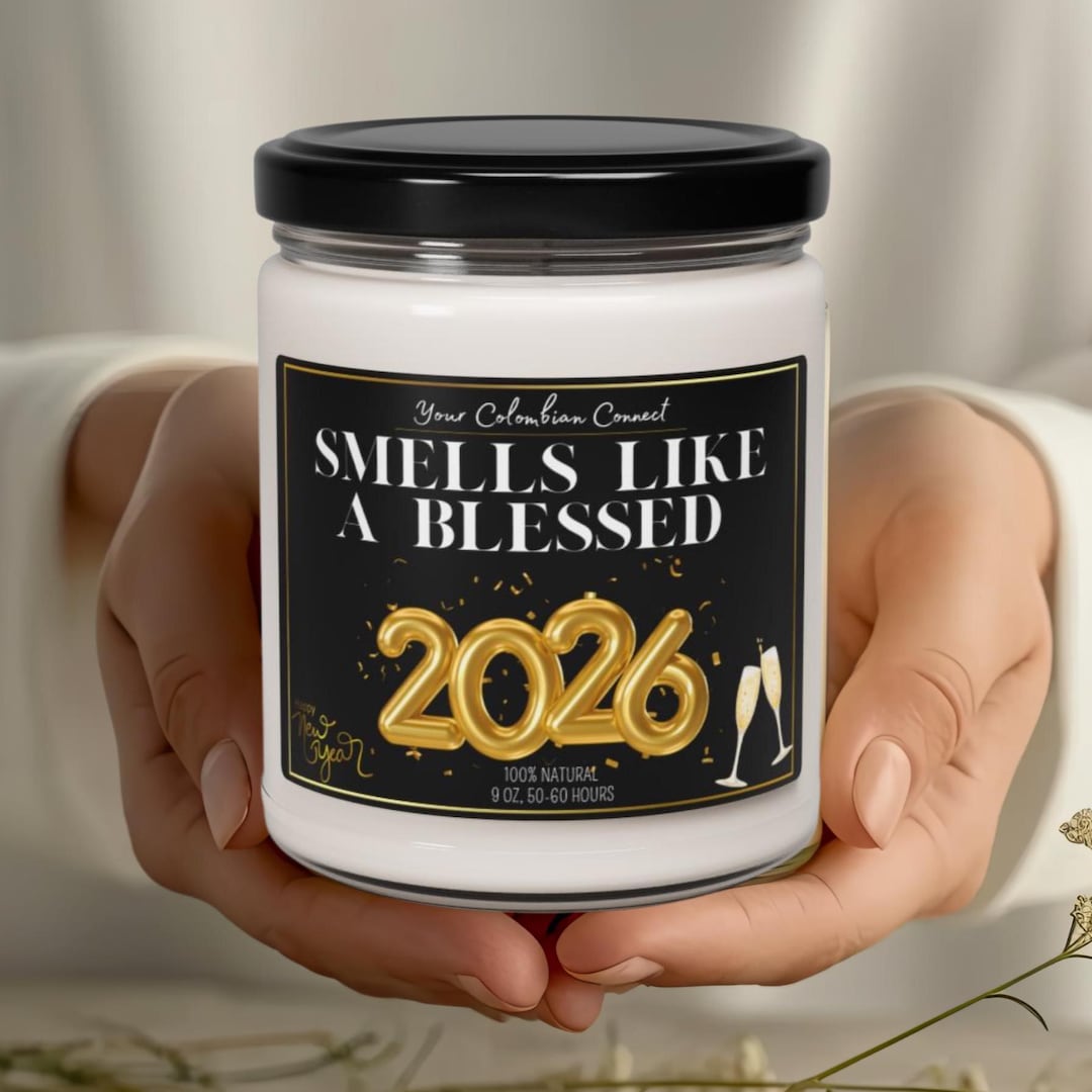 Blessed 2026 Soy Candle, New Year Gift, Celebration Decor - Etsy