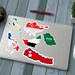 Unique Nepal Map Decal, Adventure Lover's Travel Accessory, Colorful ...