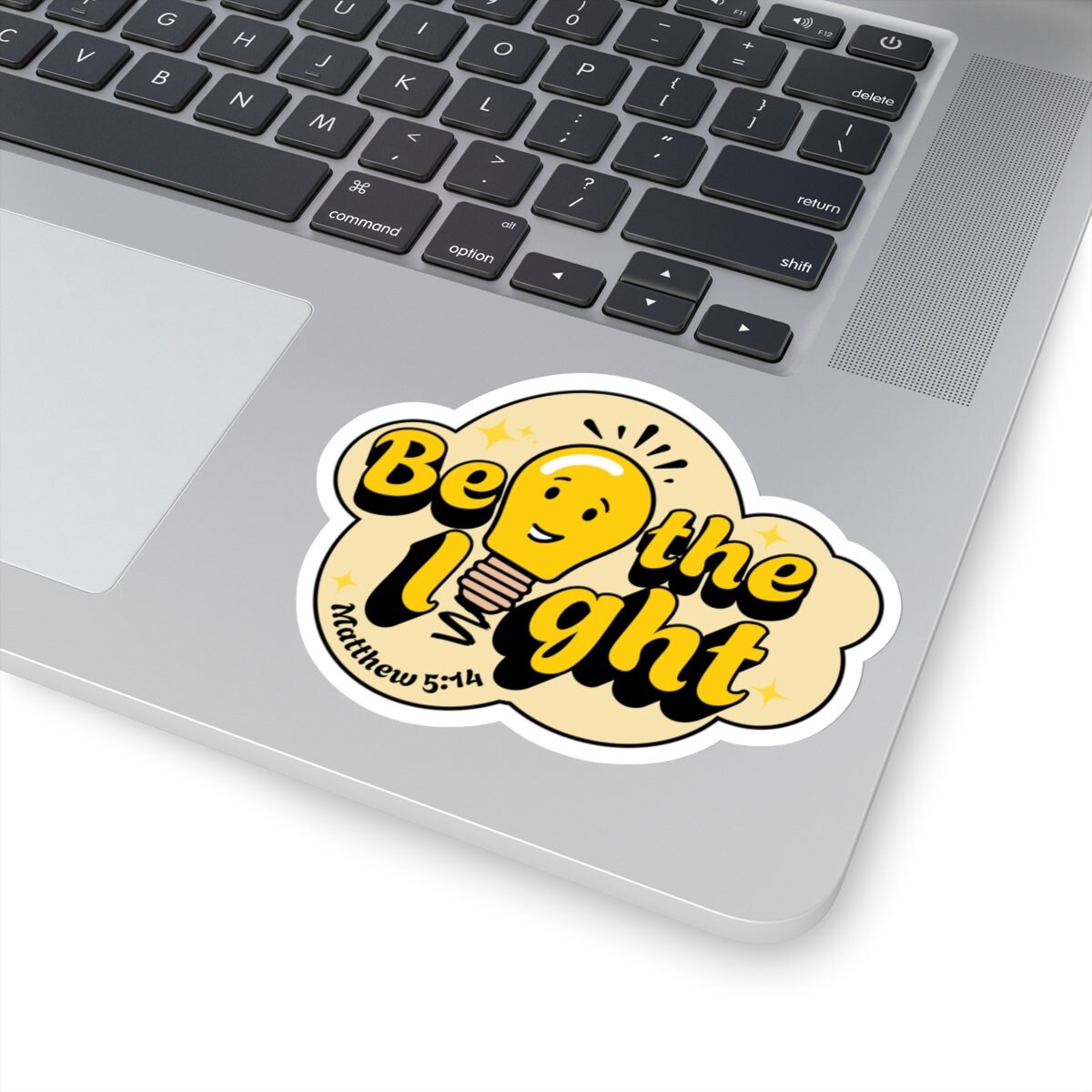 Be the Light Decal, Car Sticker, Inspirational Message Quote Stickers ...