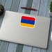 Armenia Flag Vinyl Sticker, Armenian Pride Decal for Home and Office ...
