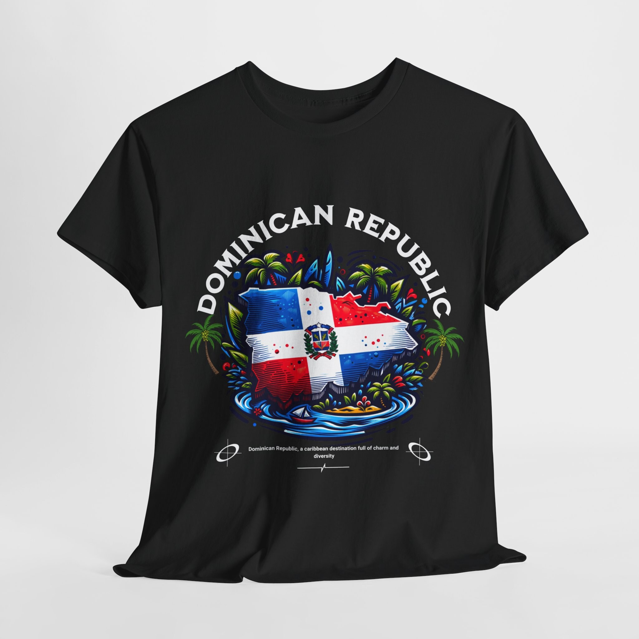 Dominican Republic T-shirt, Dominican Illustration T-shirt, Gift T ...