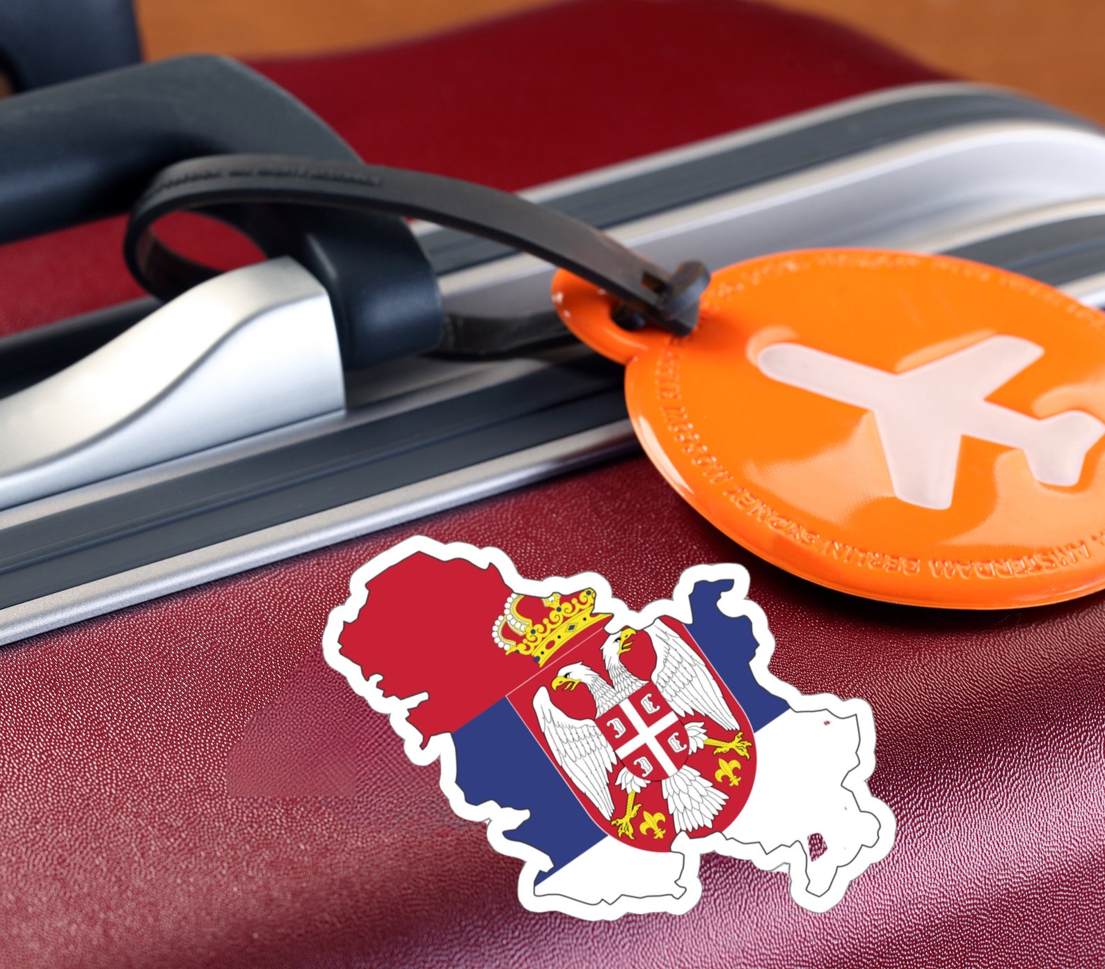 Serbia Map Vinyl Sticker: Traveler's Souvenir Decal - Etsy