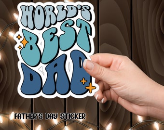 Best Dad Ever Sticker Set Father's Day Gift, for Dad, Car Stickers ...