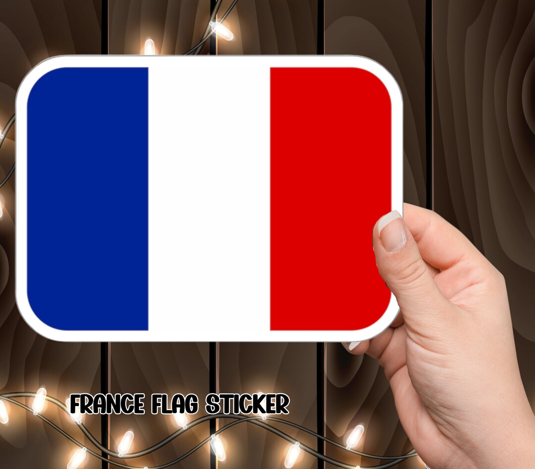 France Flag Sticker for Travelers and Francophiles, France Flag Vinyl ...
