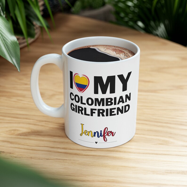 Colombian Personalized Gift Mug for Boyfriend, Colombians Girlfriend ...