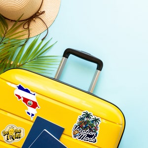 Costa Rica Map Sticker, Gifts for Ticos, Costa Rica Map, Costa Rican ...