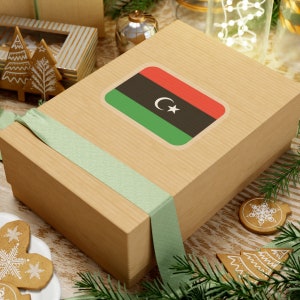 Patriotic Libya Flag Vinyl Sticker Decal for Home Decor, Exclusive ...