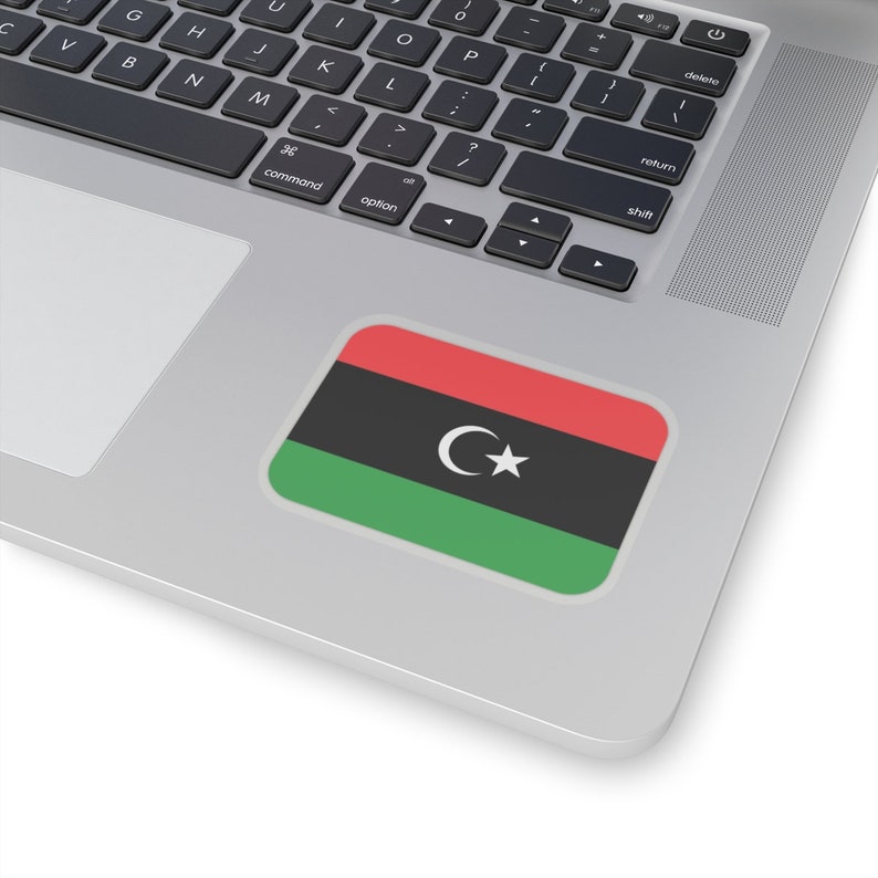 Patriotic Libya Flag Vinyl Sticker Decal for Home Decor, Exclusive ...