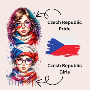 Instant Download of Czech Republic Girls Version 2, SVG, PNG, PDF ...