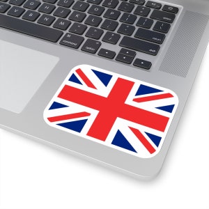 United Kingdom Flag Sticker, Patriotic British Decal, Trendy UK Flag ...