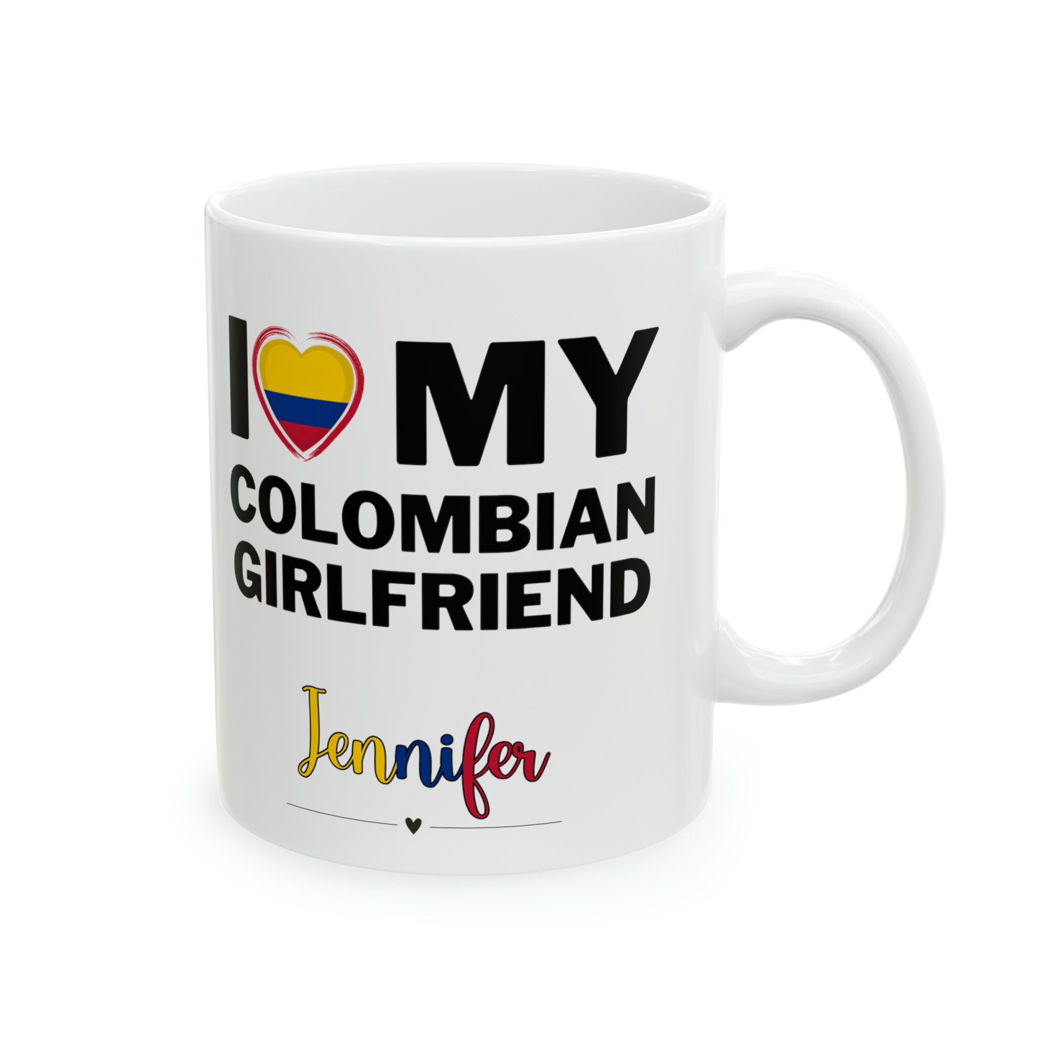 Colombian Personalized Gift Mug for Boyfriend, Colombians Girlfriend ...