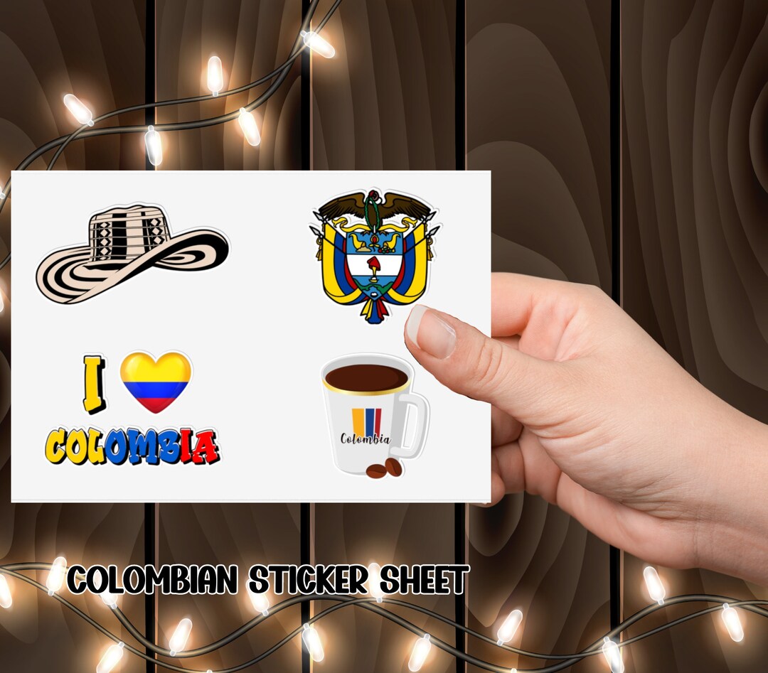 Colombian Sticker Sheets, Colombian Decoration, Colombian Stickers ...
