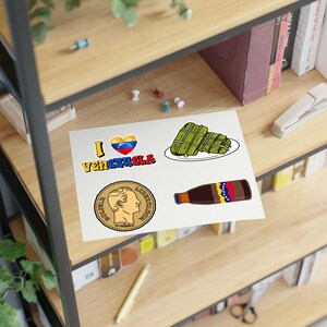 Venezuelan Vibes, Sheet of Stickers Featuring Iconic Imagery ...