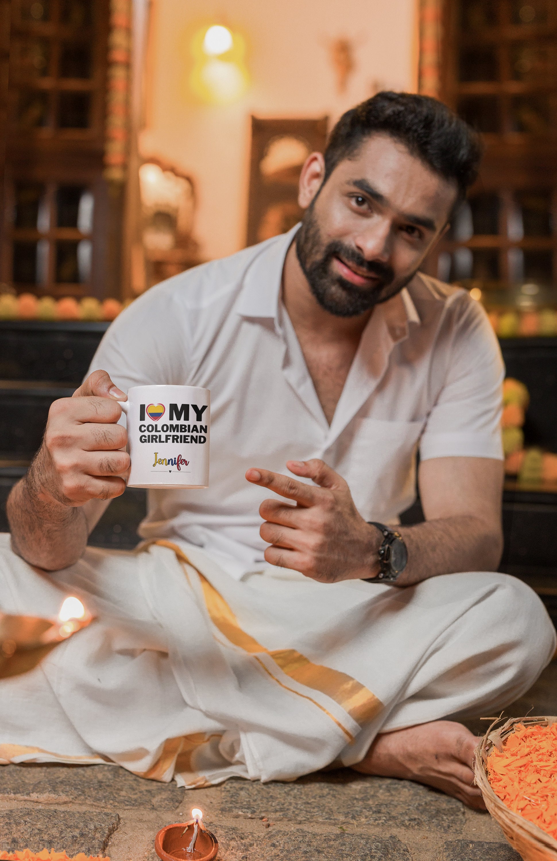 Colombian Personalized Gift Mug for Boyfriend, Colombians Girlfriend ...