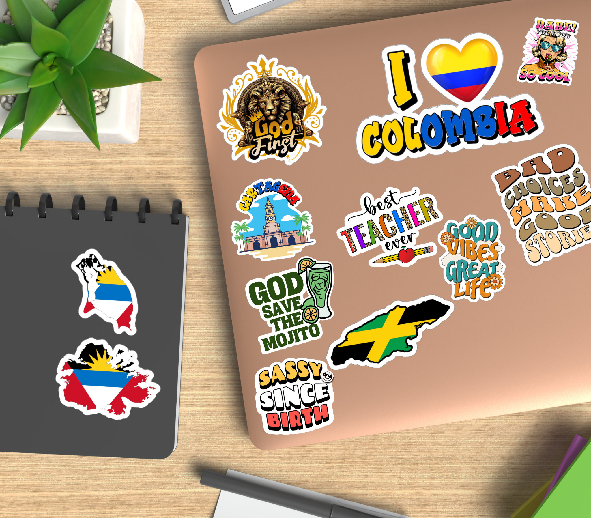 Wanderlust Inspired Bearded Map Sticker for Explorers, Old and Bearded ...