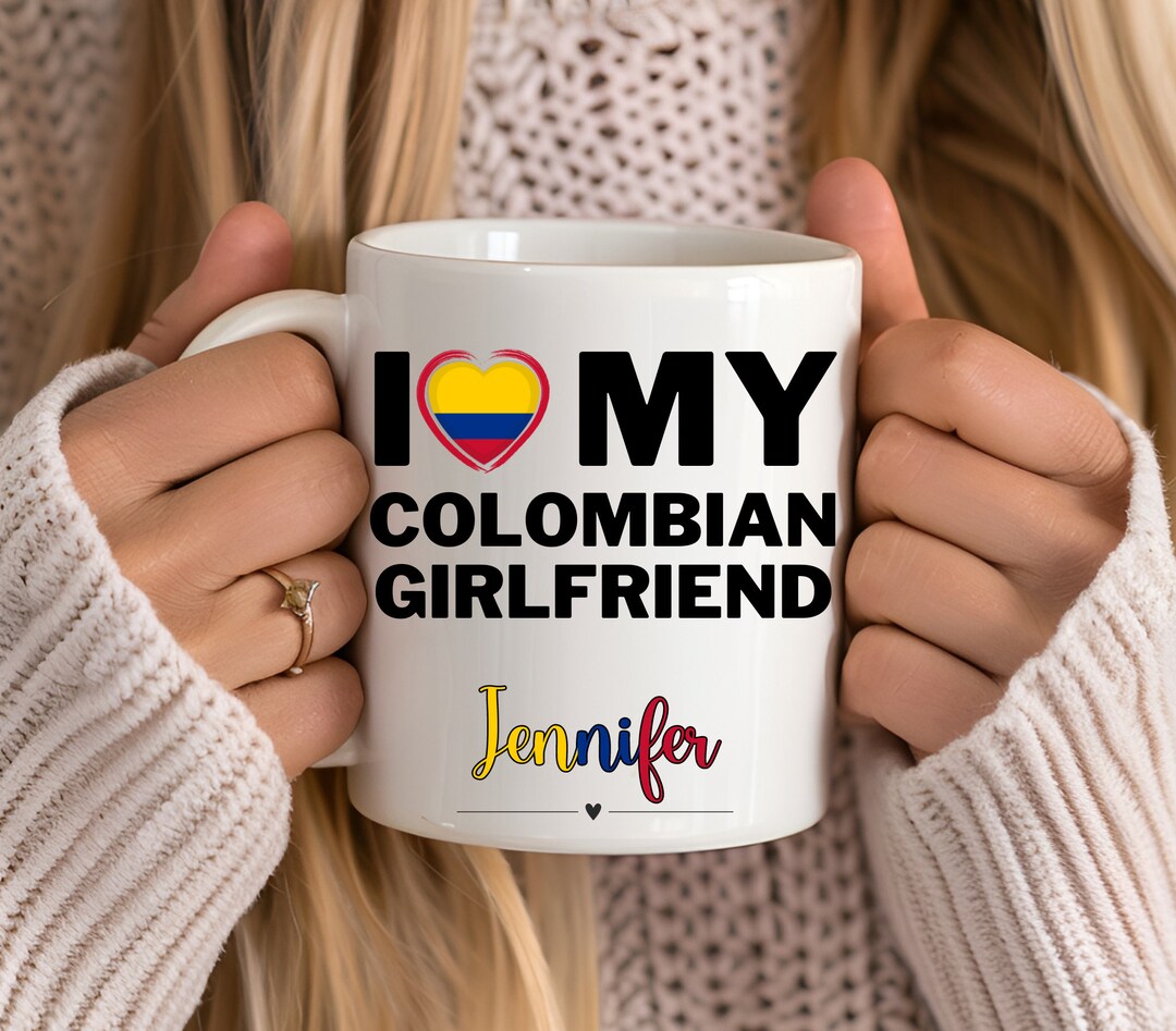Colombian Personalized Gift Mug for Boyfriend, Colombians Girlfriend ...