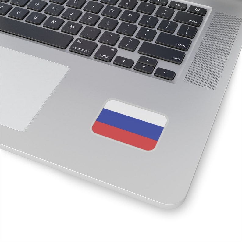 Russian Flag Sticker, Vinyl Decal for Travel Lovers and Adventure ...