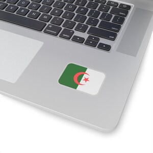 Algeria Flag Vinyl Sticker, Perfect for Travelers and Proud Algerians ...