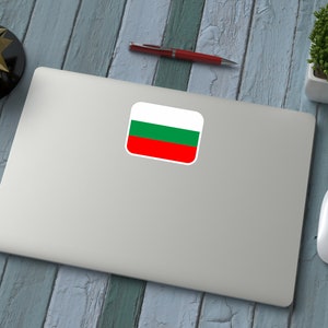 Bulgaria Flag Sticker, Personalized National Pride Decal for Travelers ...