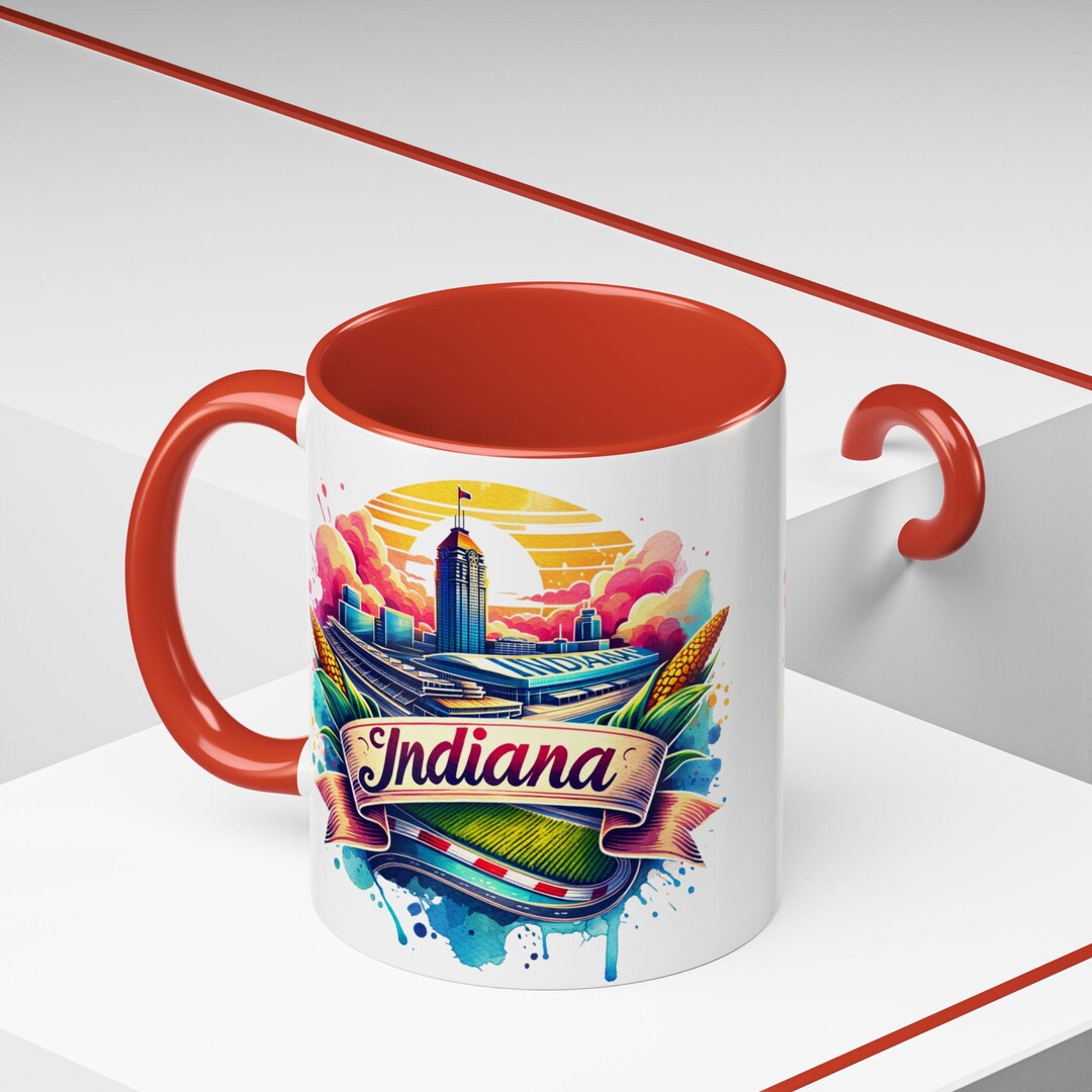 Indiana Accent Coffee Mug, Unique State Souvenir, Indiana Lover Gift ...