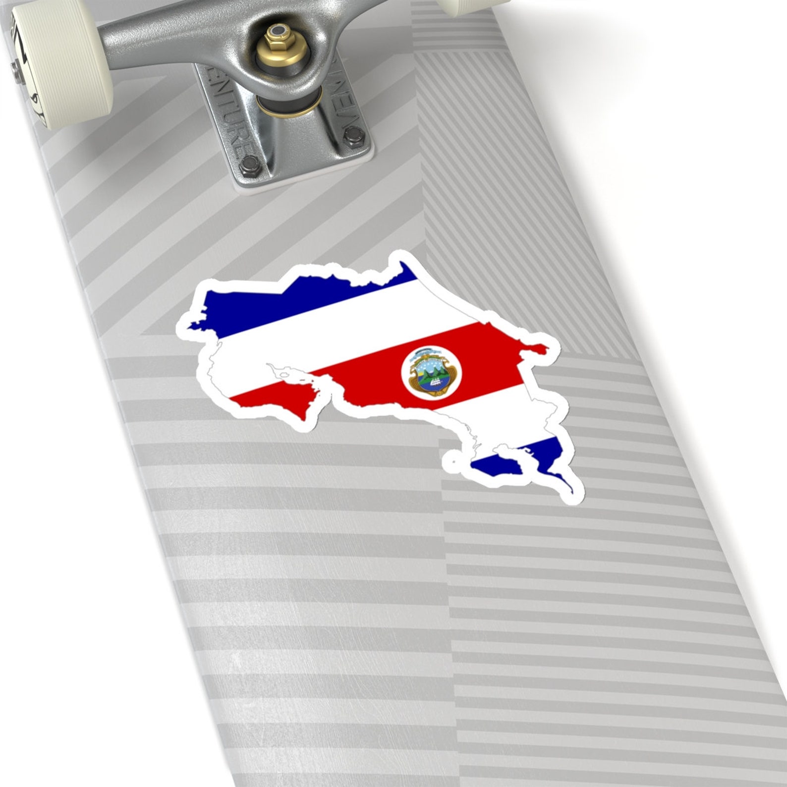 Costa Rica Map Sticker, Gifts for Ticos, Costa Rica Map, Costa Rican ...