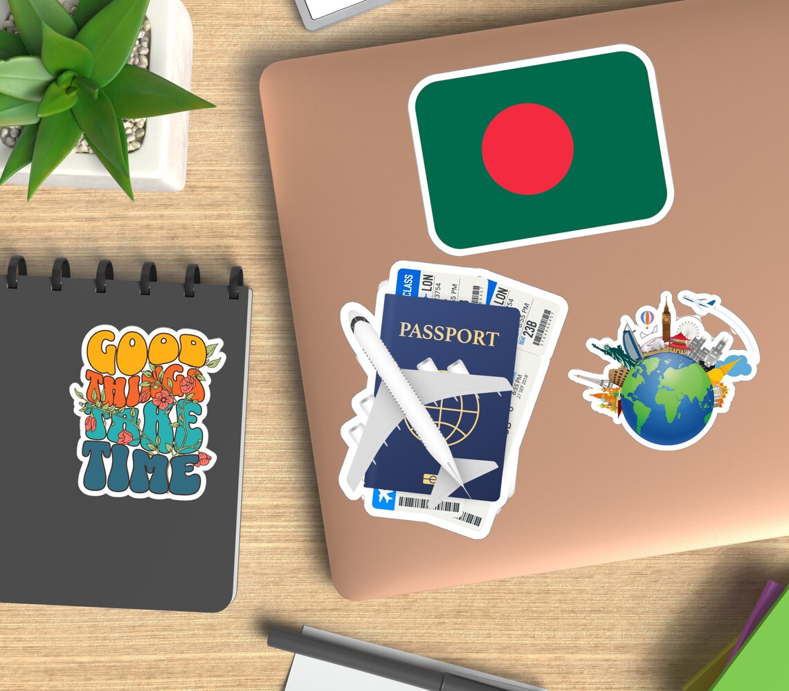 Patriotic Bangladesh Sticker, Vinyl Decal for National Pride ...