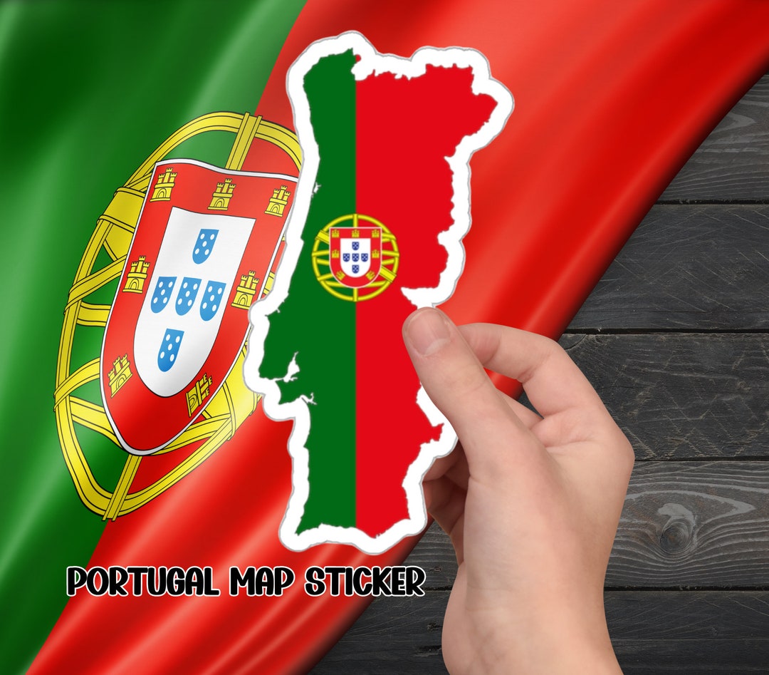 Portugal Map Sticker: Portuguese Pride Decor - Etsy