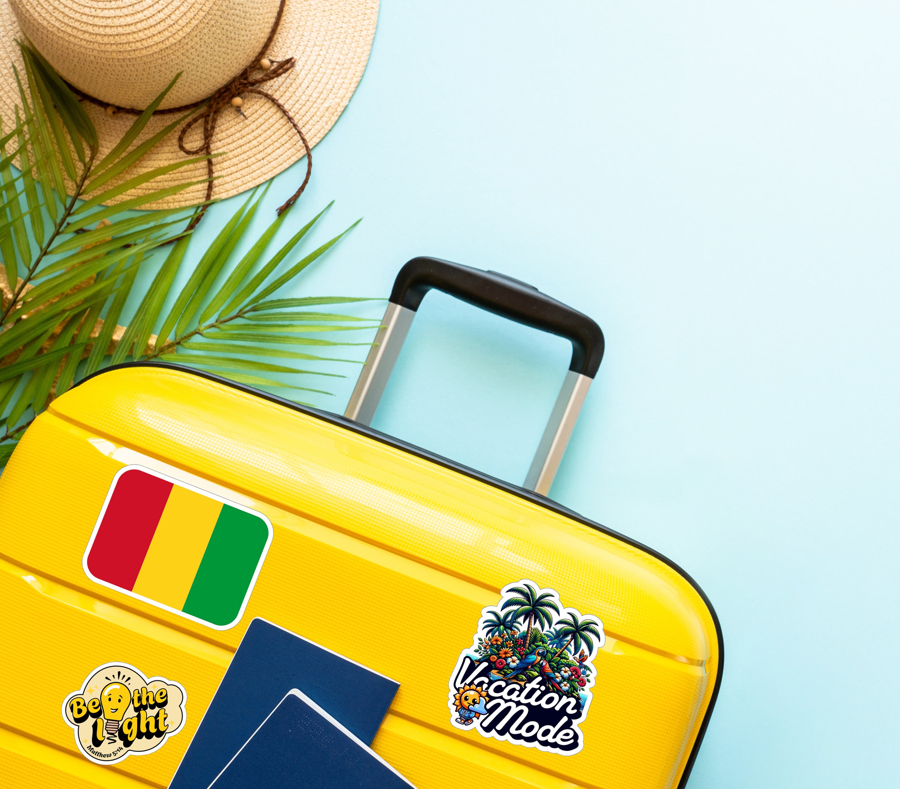 Guinea Flag Vinyl Sticker, National Pride Sticker, Laptop Decal, Travel ...