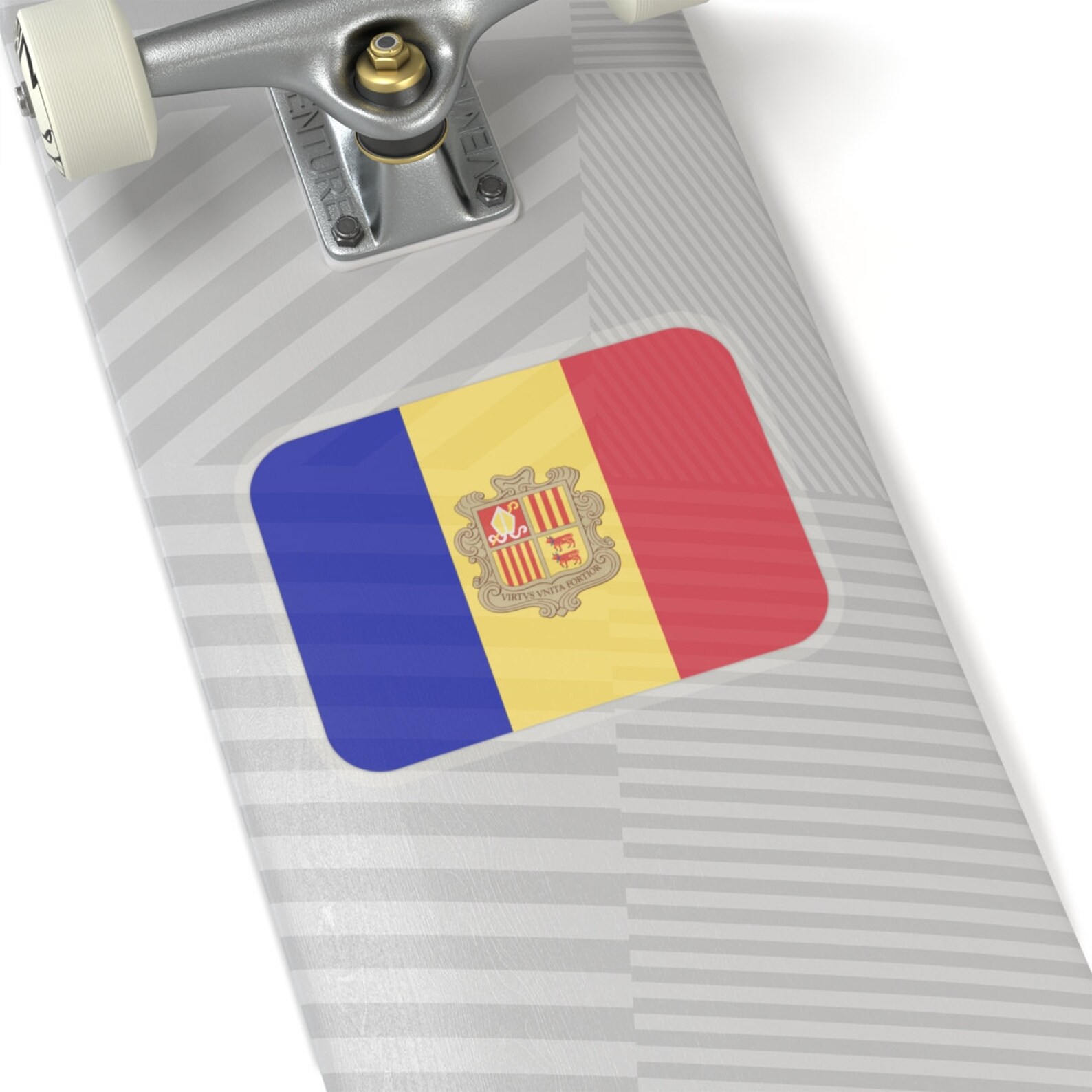 Andorra Flag Sticker Patriotic Vinyl Decal for Car, Laptop, or Book ...
