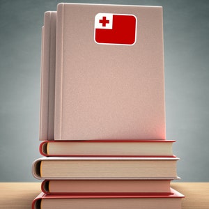 Tonga Flag Decal, Vibrant Vinyl Sticker for Laptops, Patriotic Tonga ...