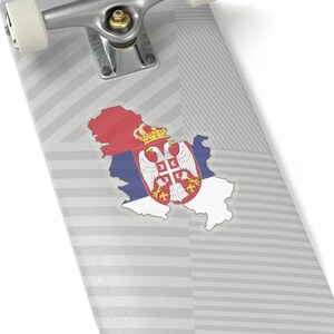Serbia Map Vinyl Sticker: Traveler's Souvenir Decal - Etsy