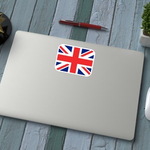 United Kingdom Flag Sticker, Patriotic British Decal, Trendy UK Flag ...