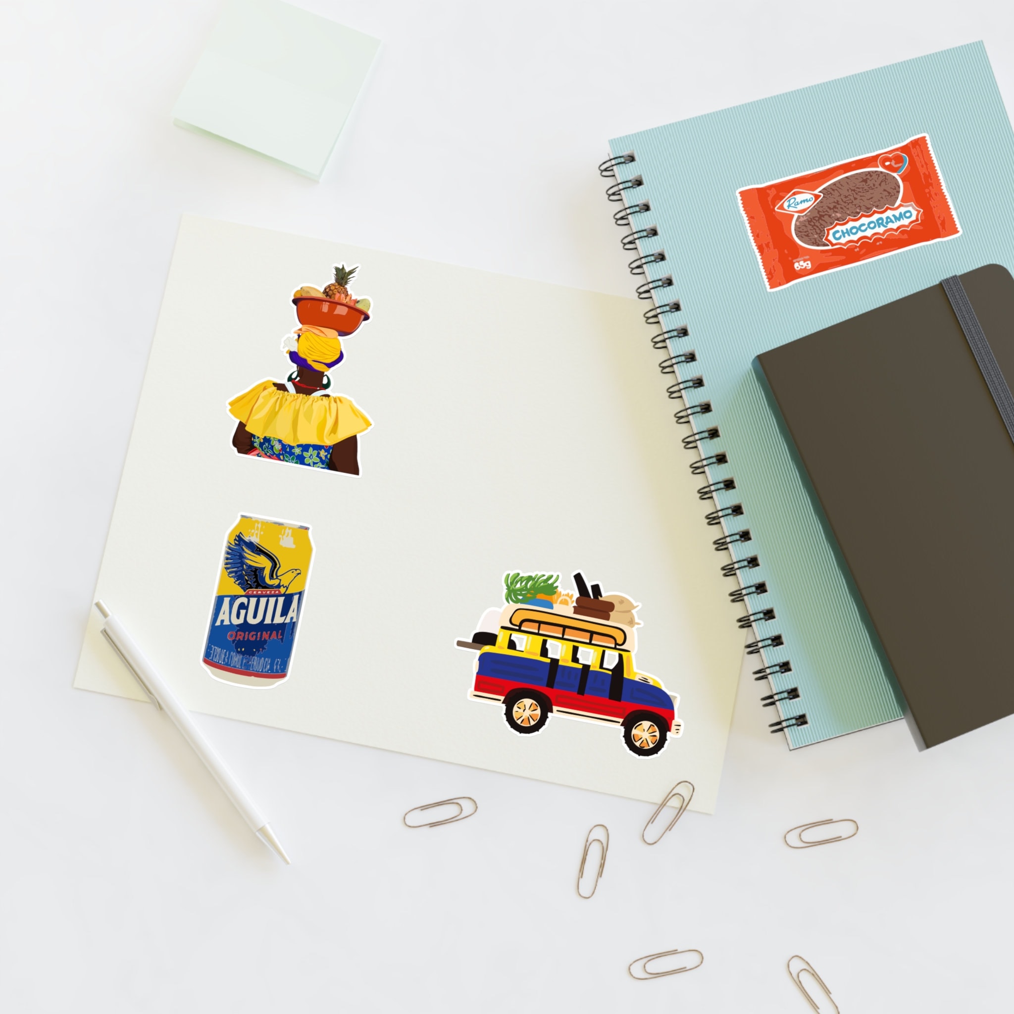 Authentic Colombian Sticker Sheet, Colombian Decoration, Colombian ...