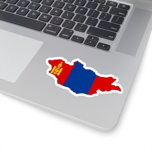 Mongolia Map Vinyl Sticker: Colorful Travel Souvenir Decal - Etsy