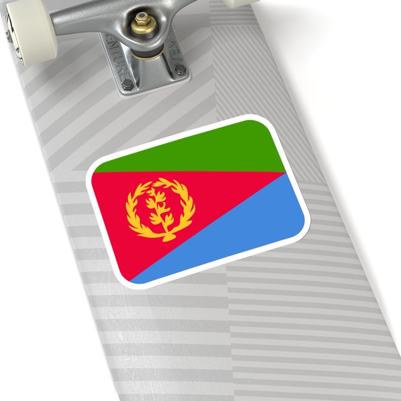 Eritrea National Flag Vinyl Sticker, Show Your Eritrean Pride, Eritrea ...
