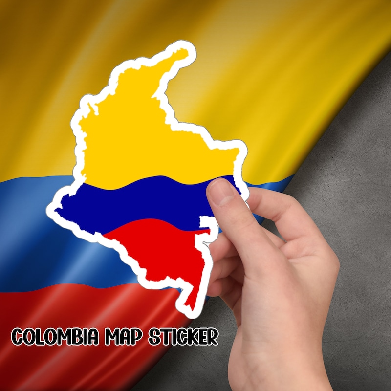 Colombia Map - Etsy