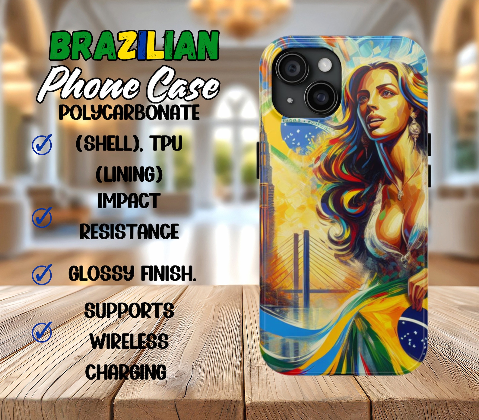 Colorful Double-shell Phone Cover Inspired by Brazilian Artistry, Phone ...