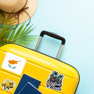 Cyprus Flag Sticker, Patriotic Decal for Car, Laptop, and More, Cyprus ...