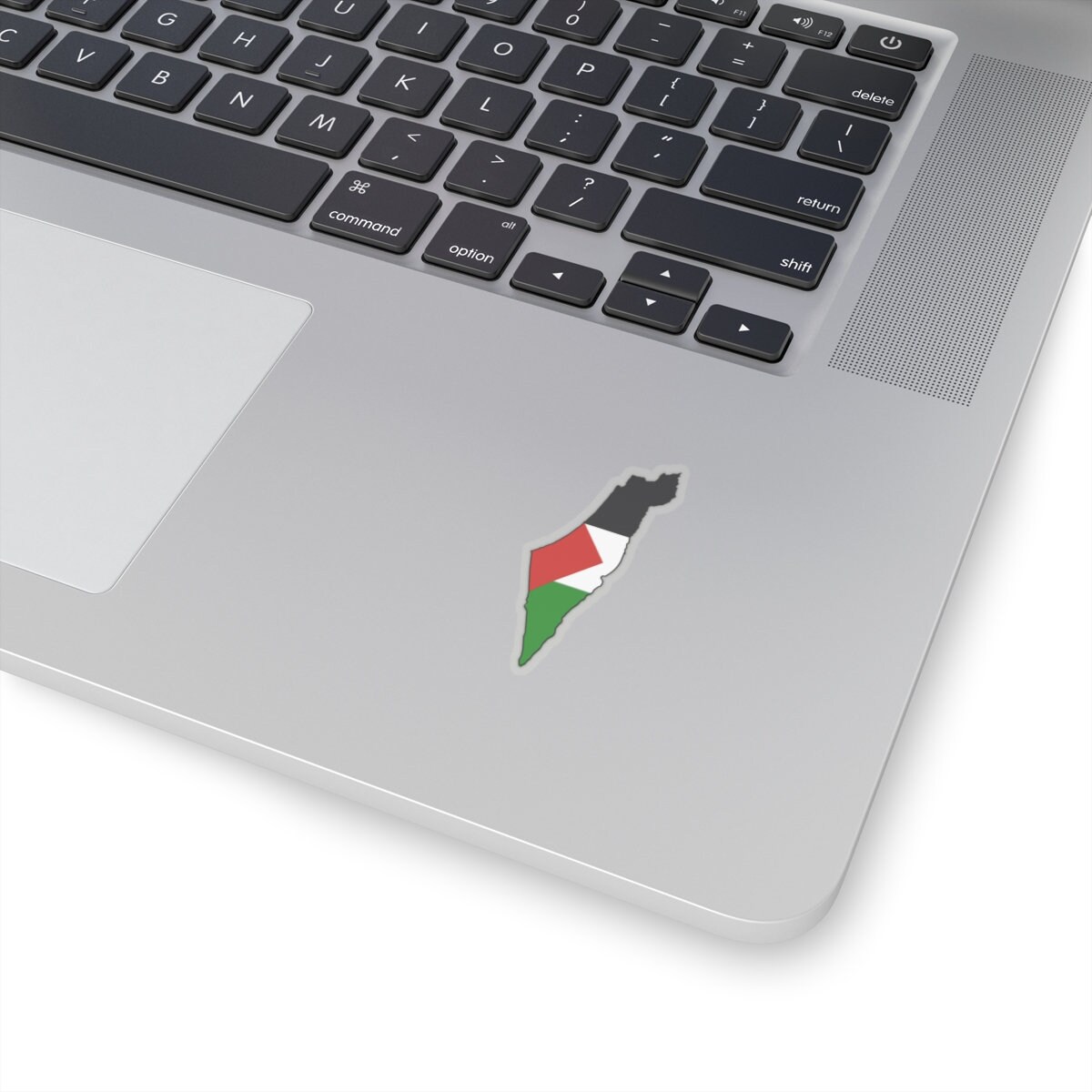 Palestine Map Sticker, Unique Decal for Laptop, Car, Colorful Palestine ...